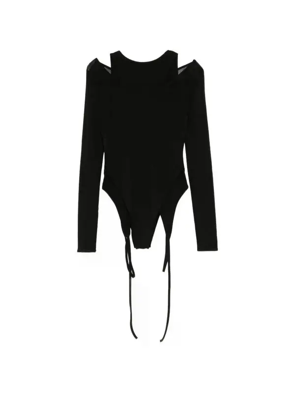 LIMI FEU Tulle Layered Bodysuit