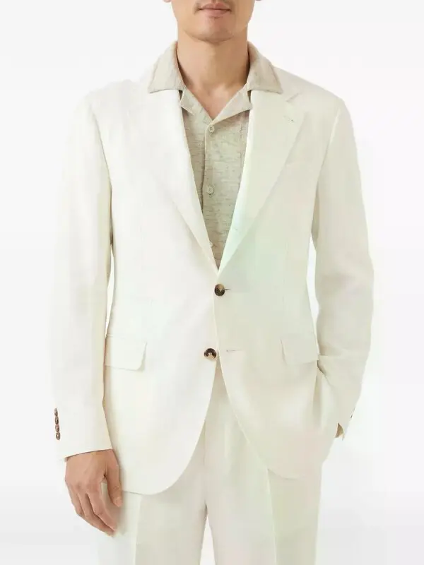 Brunello Cucinelli Notched-lapel Silk Blazer