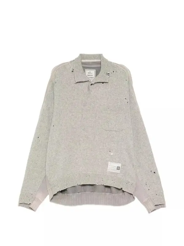 Mihara Yasuhiro Sweatshirt Combined Sweater