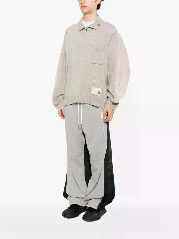 Mihara Yasuhiro Sweatshirt Combined Sweater