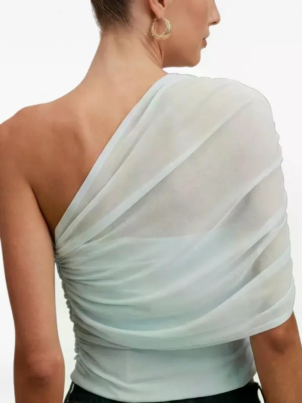 EVER NEW Samara Draped Mesh Top