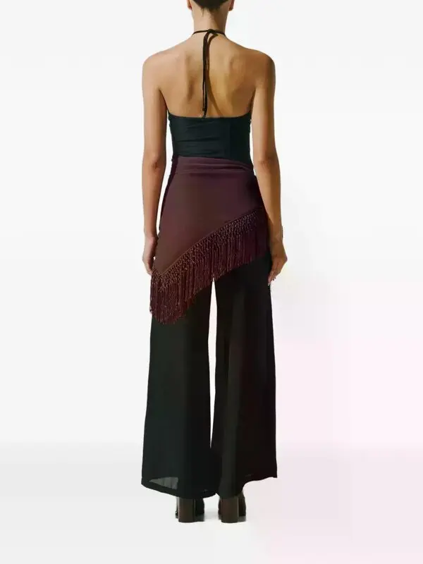 BAOBAB Austin Fringe-detail Scarf - Brown