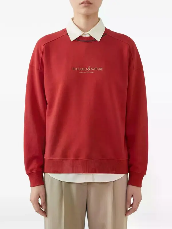 Brunello Cucinelli Embroidered Relaxed-fit Sweater