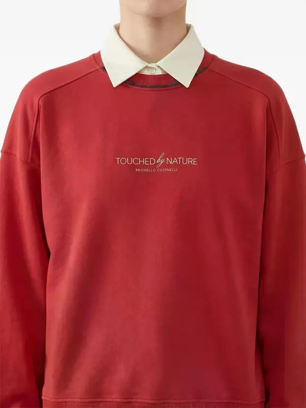 Brunello Cucinelli Embroidered Relaxed-fit Sweater