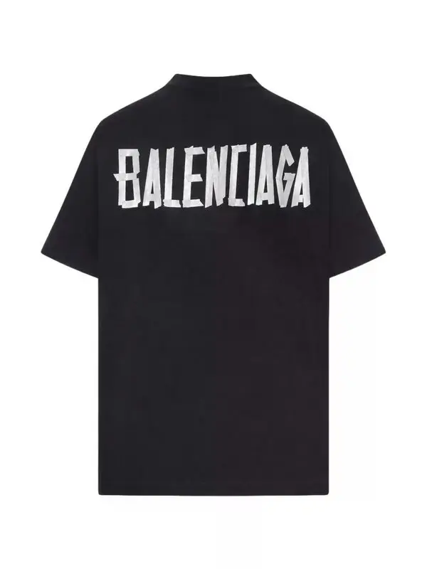 Balenciaga Glitter Tape-print T-shirt