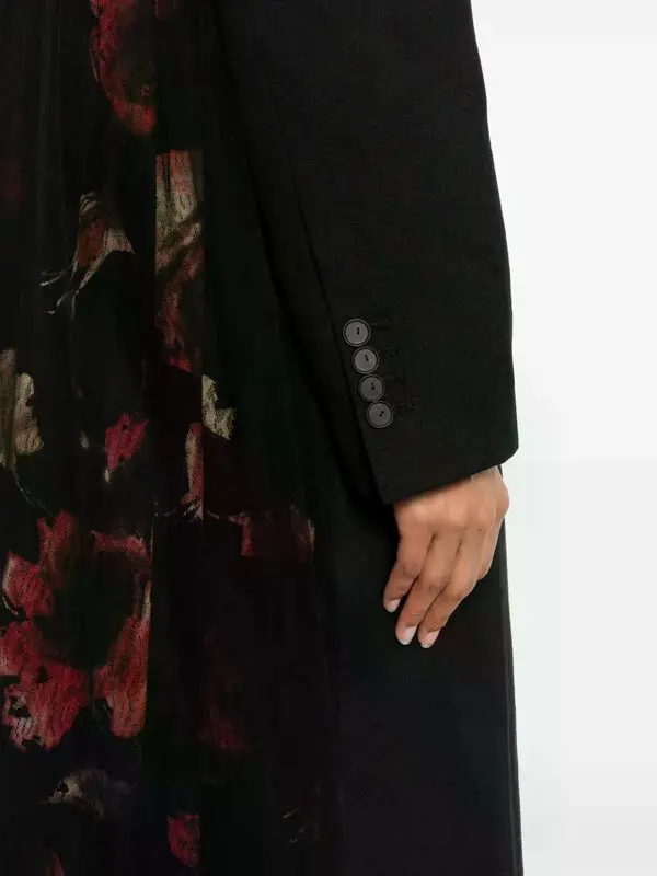 QUETSCHE Notched-lapels Single-breasted Coat