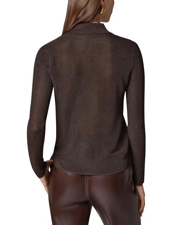 Donna Karan New York Collared Cardigan