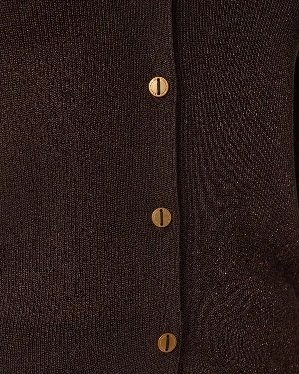 Donna Karan New York Collared Cardigan