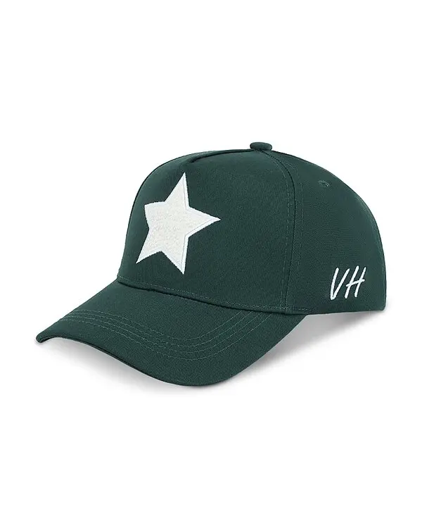 Vintage Havana Two Tone Star Trucker Hat - Forest Green