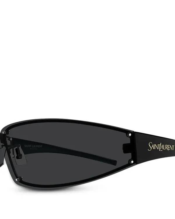 Saint Laurent Rectangular Sunglasses, 82mm