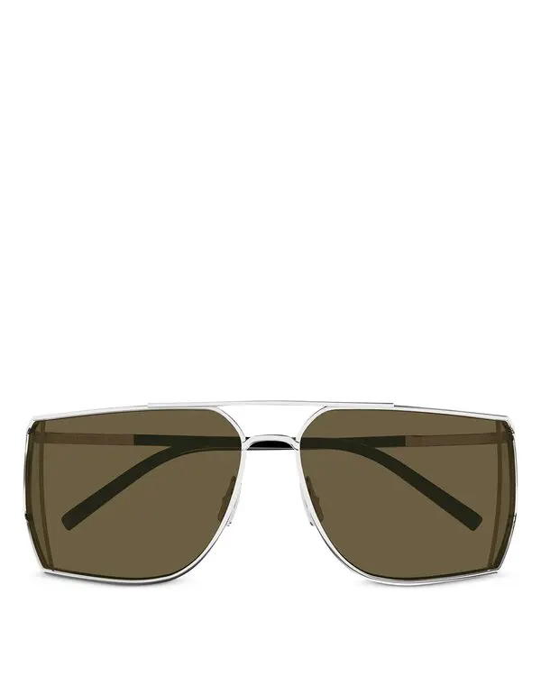 Saint Laurent Aviator Sunglasses, 69mm