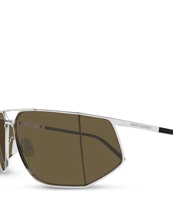 Saint Laurent Aviator Sunglasses, 69mm