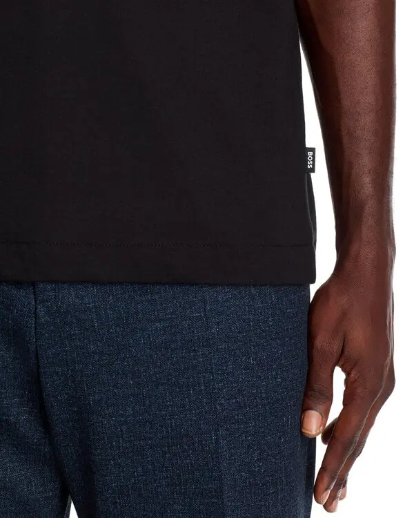 BOSS Thompson Cotton Regular Crewneck T-shirt - Black