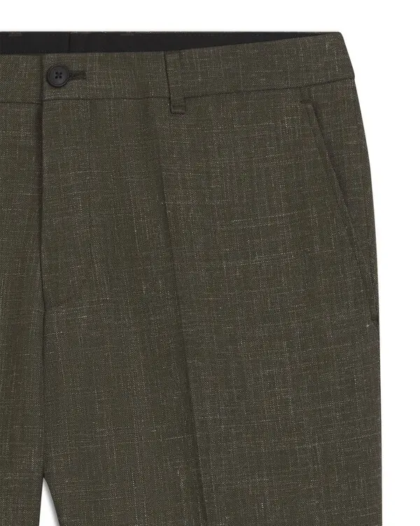 BOSS C-genius Wool & Linen Melange Slim Fit Suit Pants - Open Green