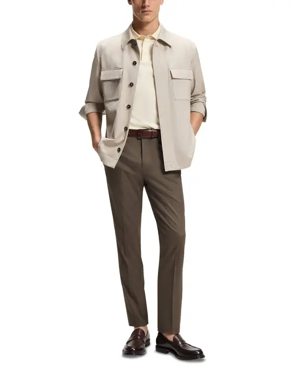 BOSS L-kaiton Slim Fit Cotton Blend Pants