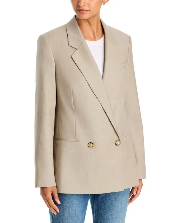 Hugo Boss Jaleto Wool Blend Double Breasted Blazer