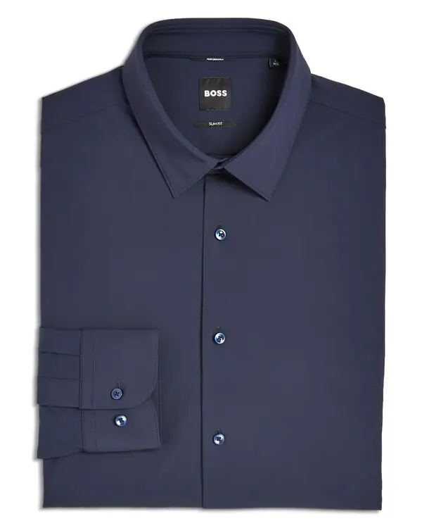 BOSS Hank Performance Slim Fit Dress Shirt