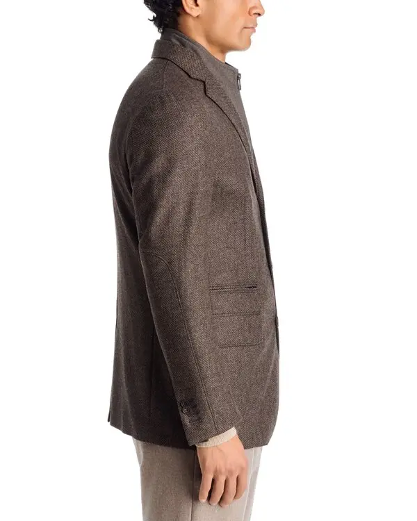 Corneliani Wool & Cashmere Removable Bib Id Jacket