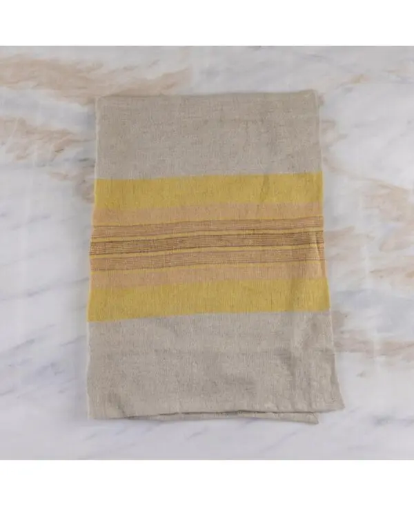 BE HOME Avigne Tea Towel - Yellow