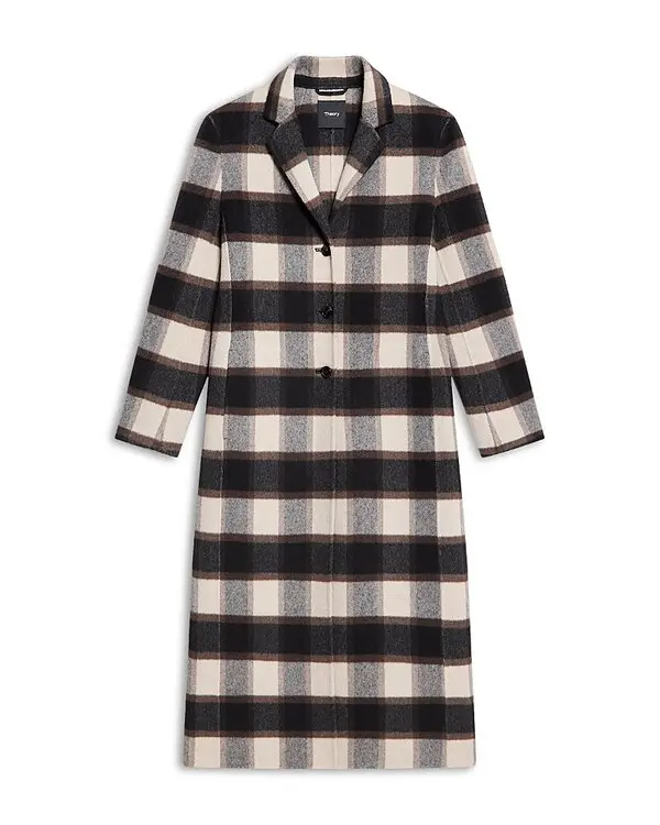 Theory Long Wool Blend Coat
