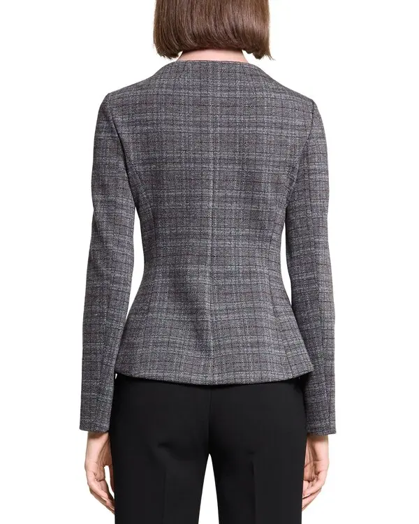 Theory Boat Neck Zip Jacket