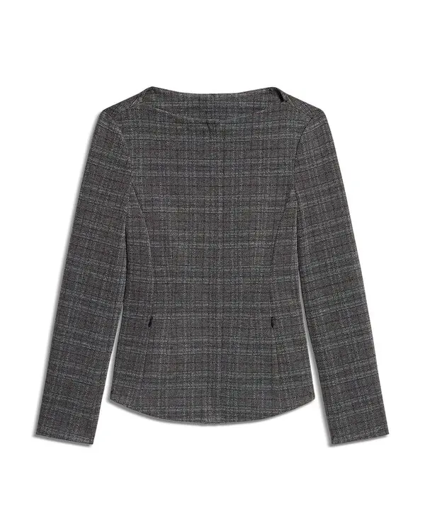 Theory Boat Neck Zip Jacket