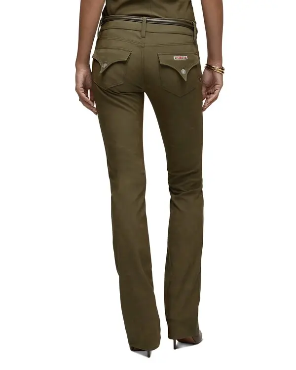 Hudson Jeans Beth Faux Suede Low Rise Baby Bootcut Jeans