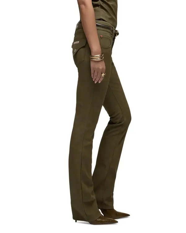 Hudson Jeans Beth Faux Suede Low Rise Baby Bootcut Jeans