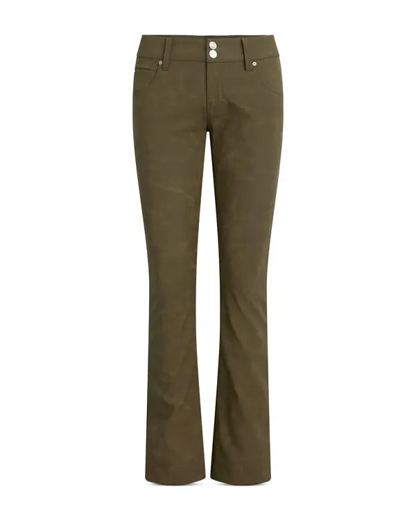 Hudson Jeans Beth Faux Suede Low Rise Baby Bootcut Jeans