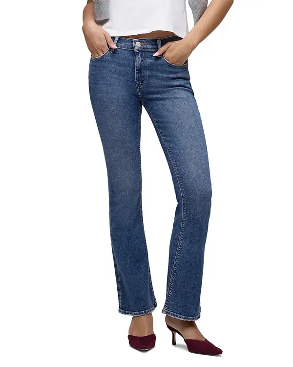 Hudson Jeans Nico Barefoot Mid Rise Bootcut Jeans