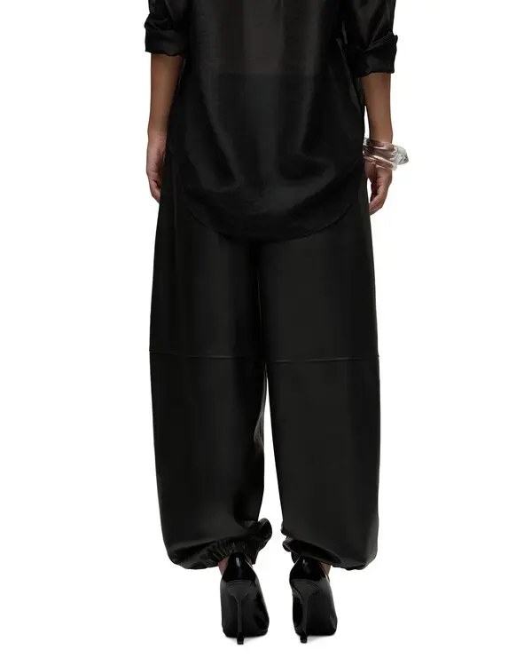 Hudson Jeans Faux Leather Balloon Joggers