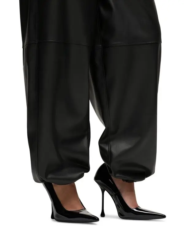 Hudson Jeans Faux Leather Balloon Joggers