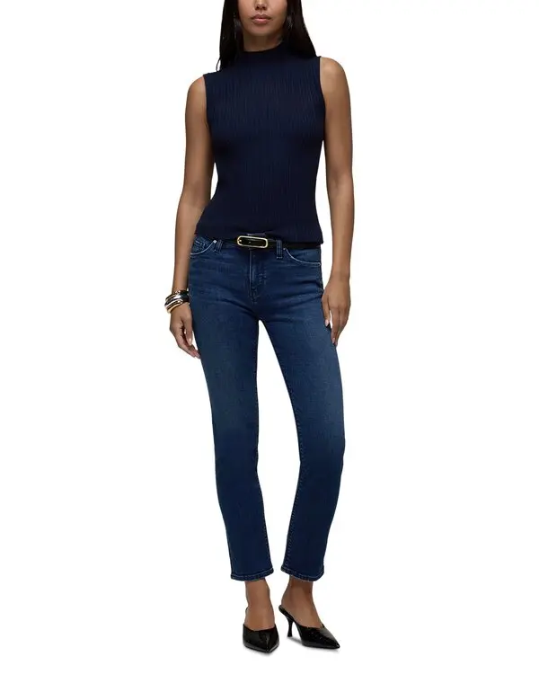 Hudson Jeans Nico Mid Rise Straight Ankle Jeans