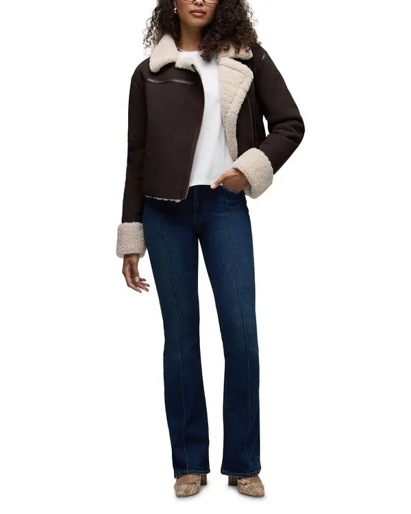 Hudson Jeans Barbara Pintuck High Rise Bootcut Jeans