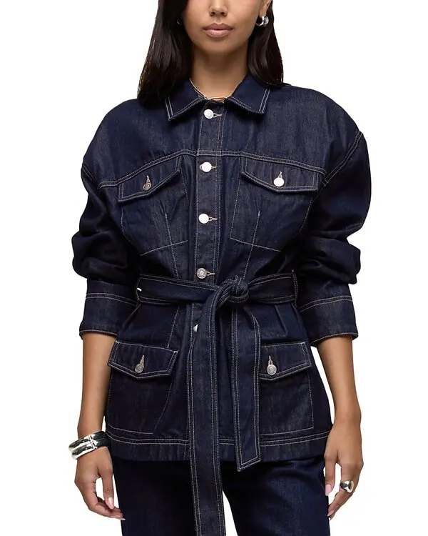 Hudson Jeans Anya Belted Denim Jacket