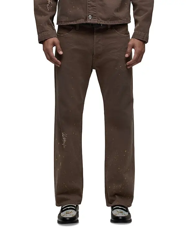 Hudson Jeans Rylan Cotton Splatter Relaxed Straight Fit 30 Jeans