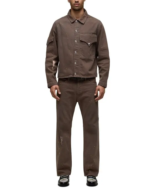 Hudson Jeans Rylan Cotton Splatter Relaxed Straight Fit 30 Jeans