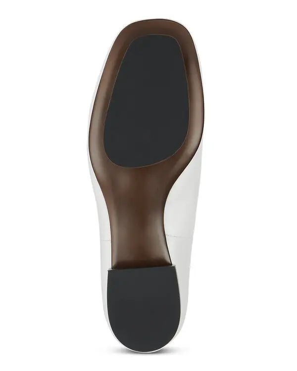 Jeffrey Campbell Swingdance Leather Oxford Flats - White