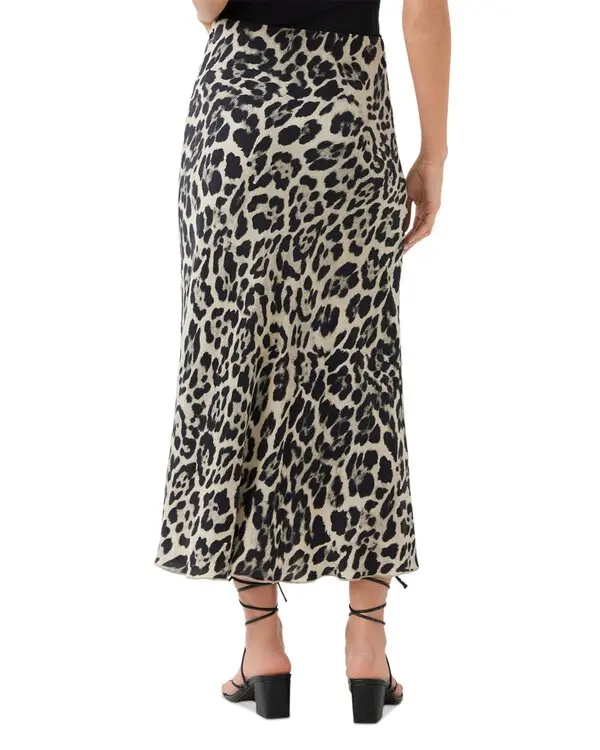 Karen Kane Petite Printed Bias Cut Midi Skirt