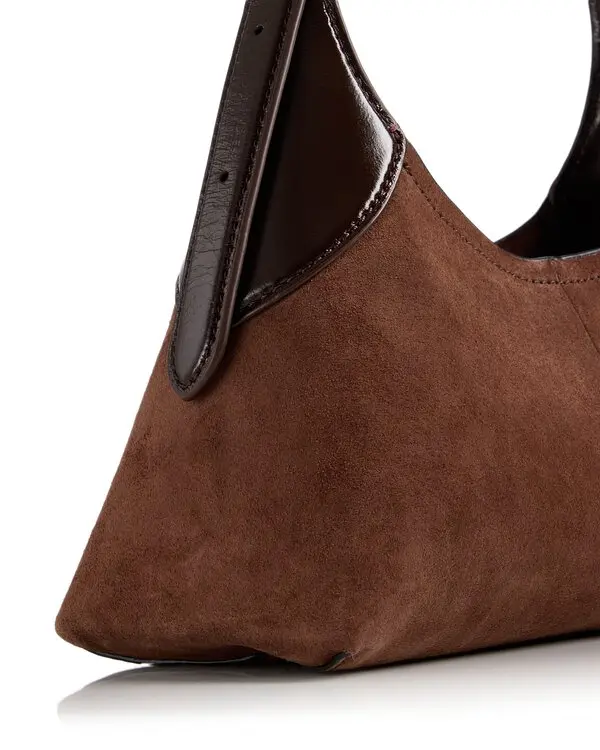 Marc Jacobs Sack Small Belted Suede Shoulder Bag