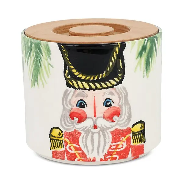 VIETRI Nutcrackers Small Canister