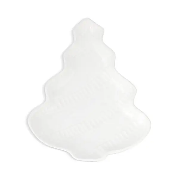 VIETRI Pietra Natale Figural Tree Platter