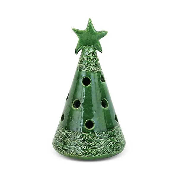 VIETRI Foresta Small Christmas Tree Figurine - Green