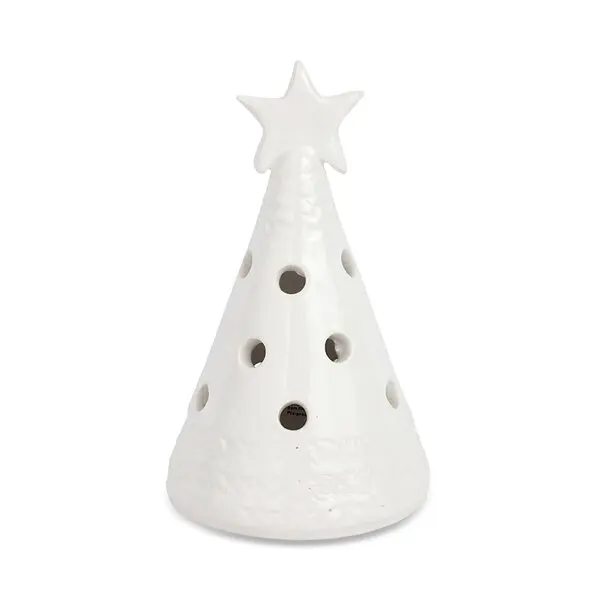 VIETRI Foresta Small Christmas Tree Figurine - White