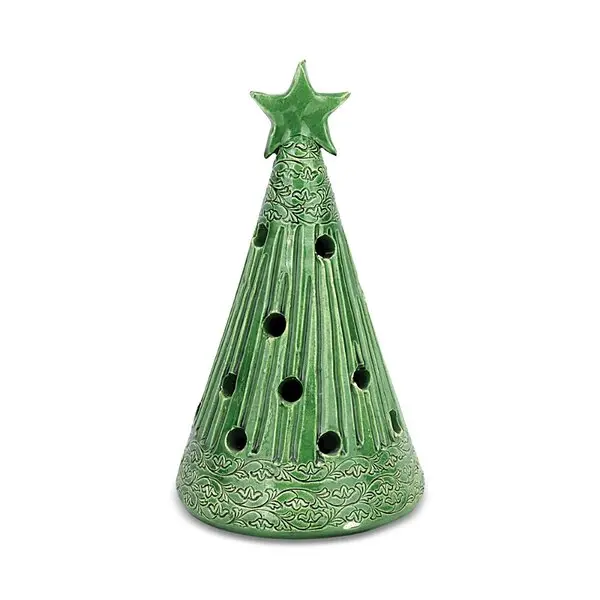 VIETRI Foresta Medium Christmas Tree Figurine - Green