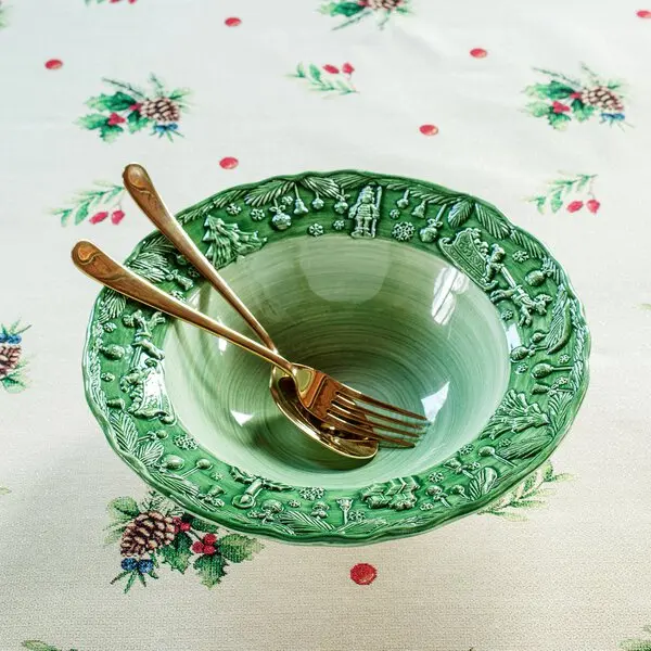 VIETRI Fiabe Di Natale Serving Bowl