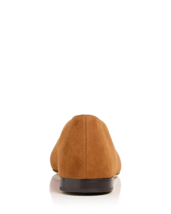 JIMMY CHOO Margot Pointed Flats - Tan/amber
