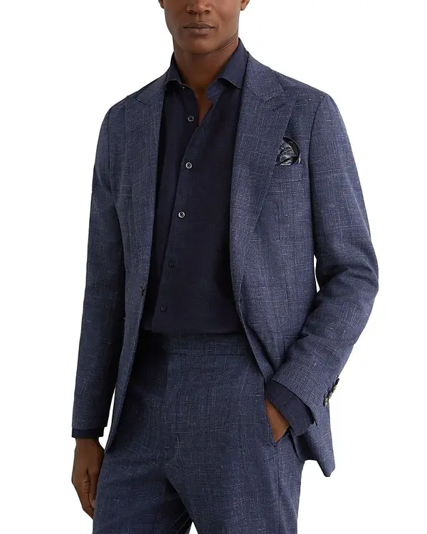 REISS Penso Wool, Silk & Linen Classic Fit Blazer