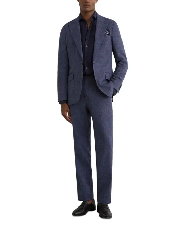 REISS Penso Wool, Silk & Linen Classic Fit Blazer
