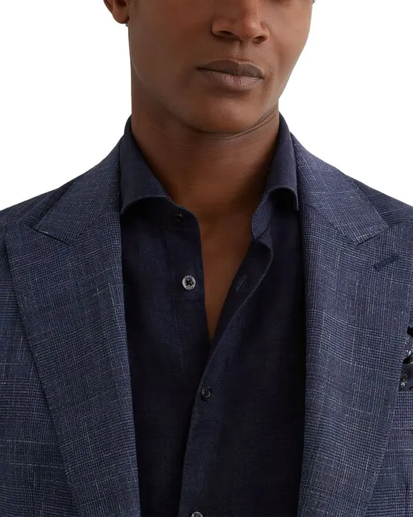 REISS Penso Wool, Silk & Linen Classic Fit Blazer